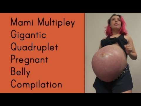 Mami Multipley Gigantic Quadruplet Pregnant Belly Compilation | TikTok
