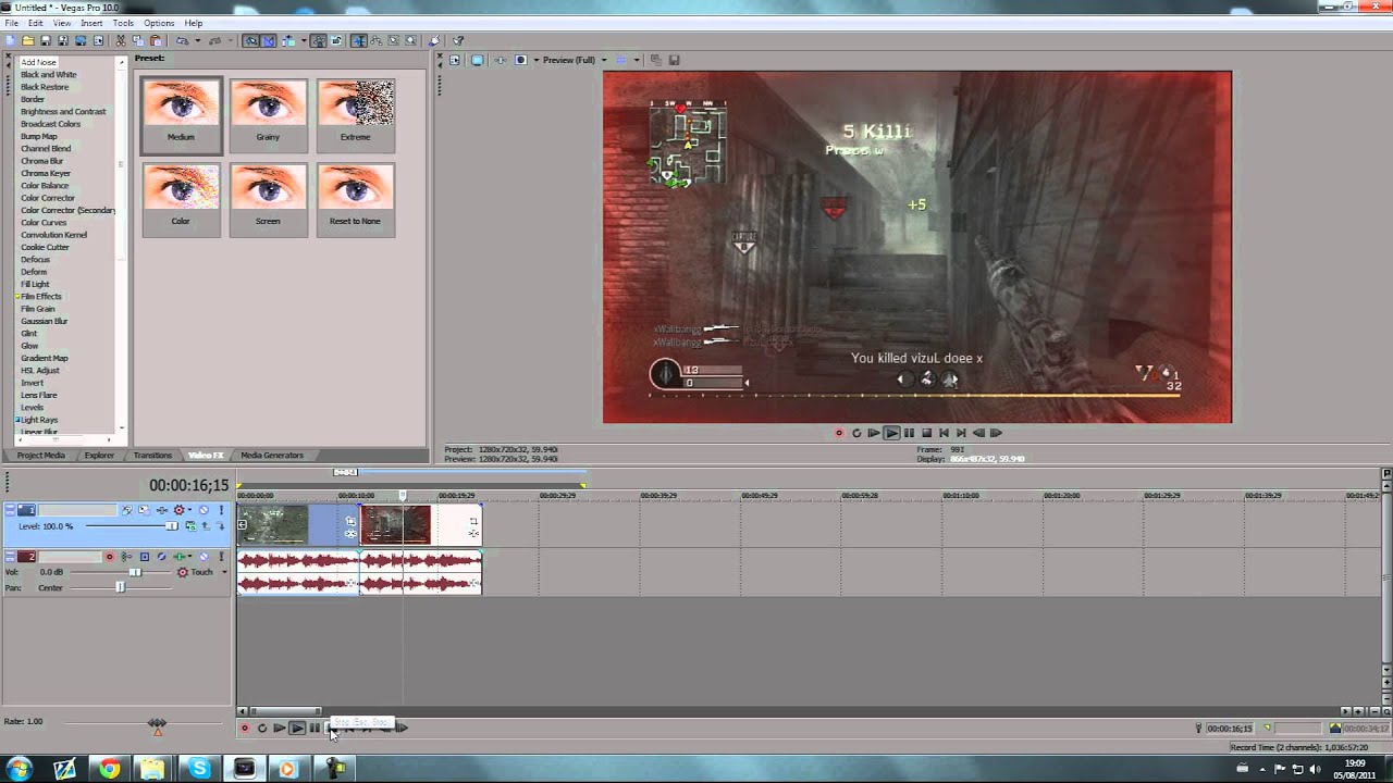 Sony Vegas Tutorial - Reverse/Rewind Effect - YouTube