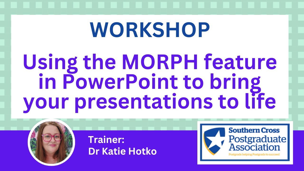 Using the MORPH feature in PowerPoint to bring your presentations to ...