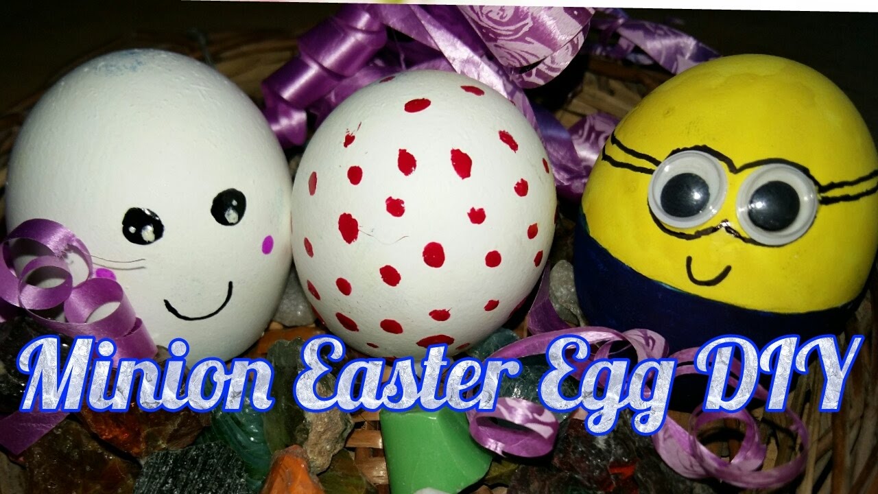 How to make Minions Easter Egg | Best Craft For Kids - YouTube