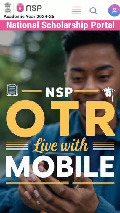 NSP OTR Registration || National scholarship portal 2024-25 form kaise bharen ||New Update By ...