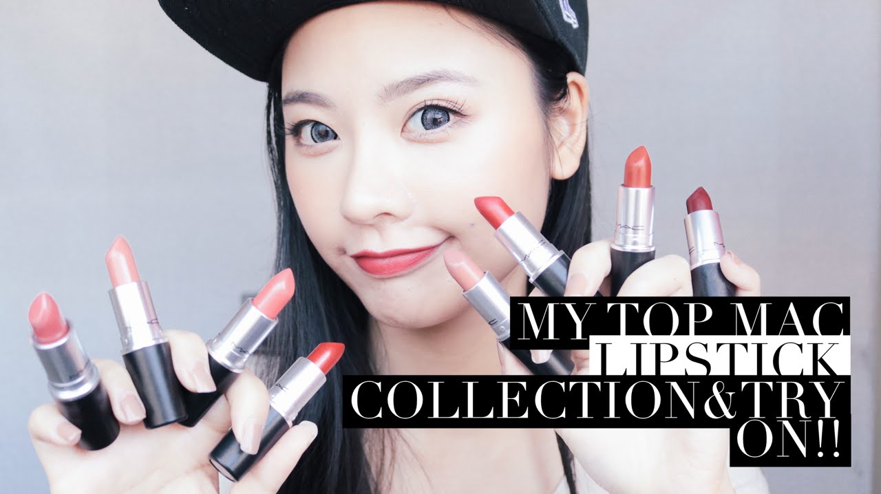 8 MAC lipsticks on Asian skin! Try-on | MAC大熱唇膏試色 - YouTube
