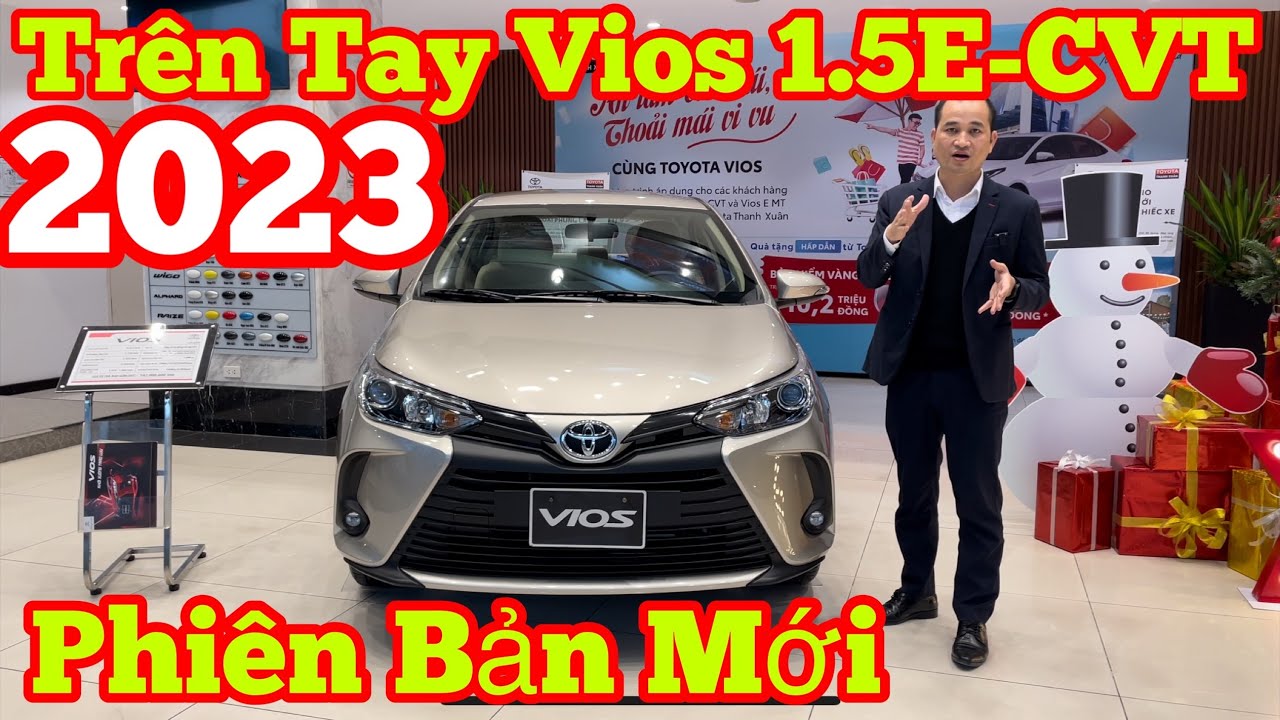 Trên Tay Toyota Vios 1.5E-CVT Phiên Bản Mới 2023 Khí Thải EURO 5 Màu ...