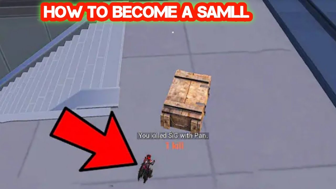 PUBG SMALL Character Glitch | HOW TO BECOME A SMALL IN PUBG MOBILE NEW ...
