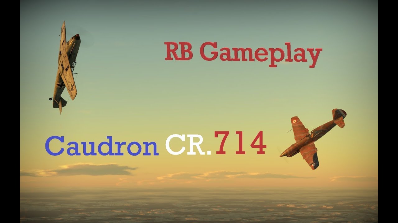 Caudron CR.714 // RB Gameplay // Light support fighter - YouTube