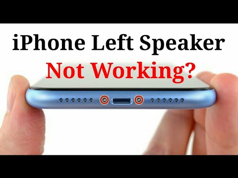 iPhone Left Speaker Not Working, No Sound! Fixed iPhone X to iPhone 12 pro max | Techify Tech ...
