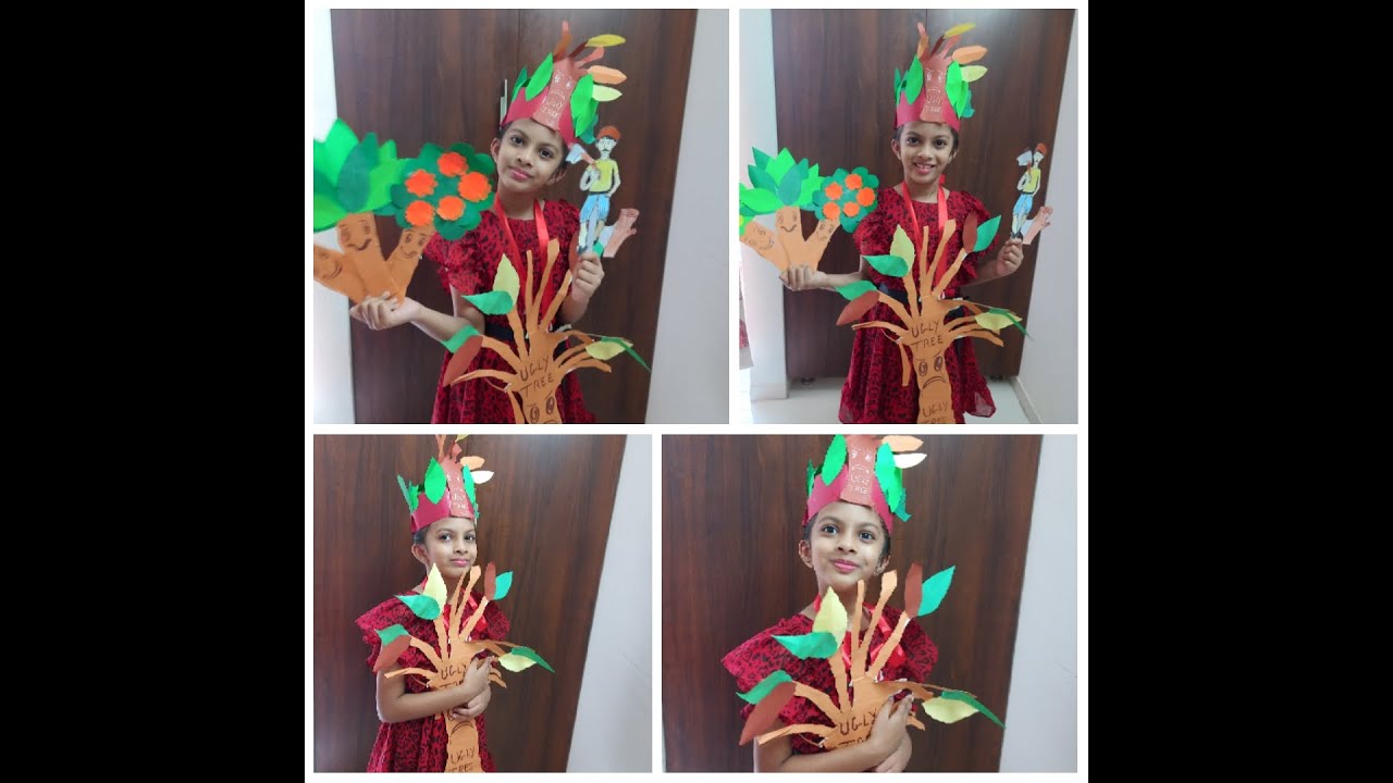 Moral Story of Ugly Tree with props in English for kids. - YouTube