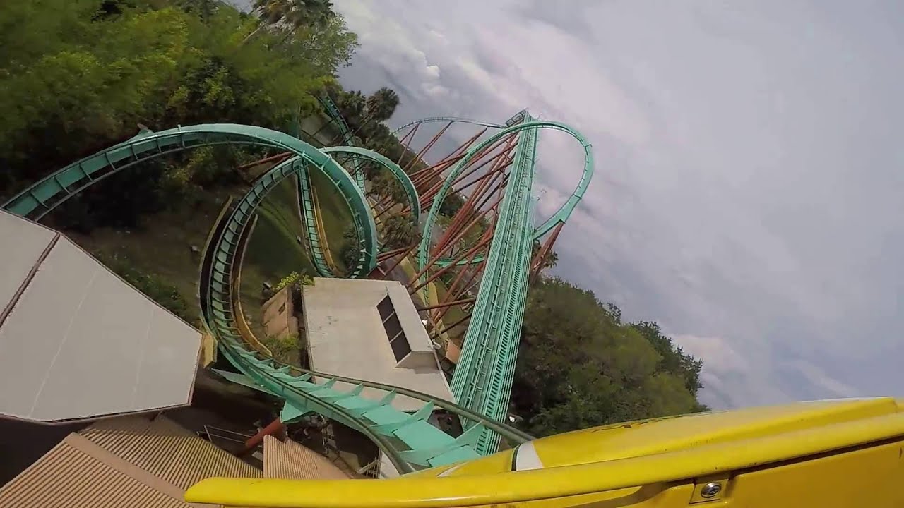 KUMBA Roller Coaster in Tampa, Busch Gardens - YouTube
