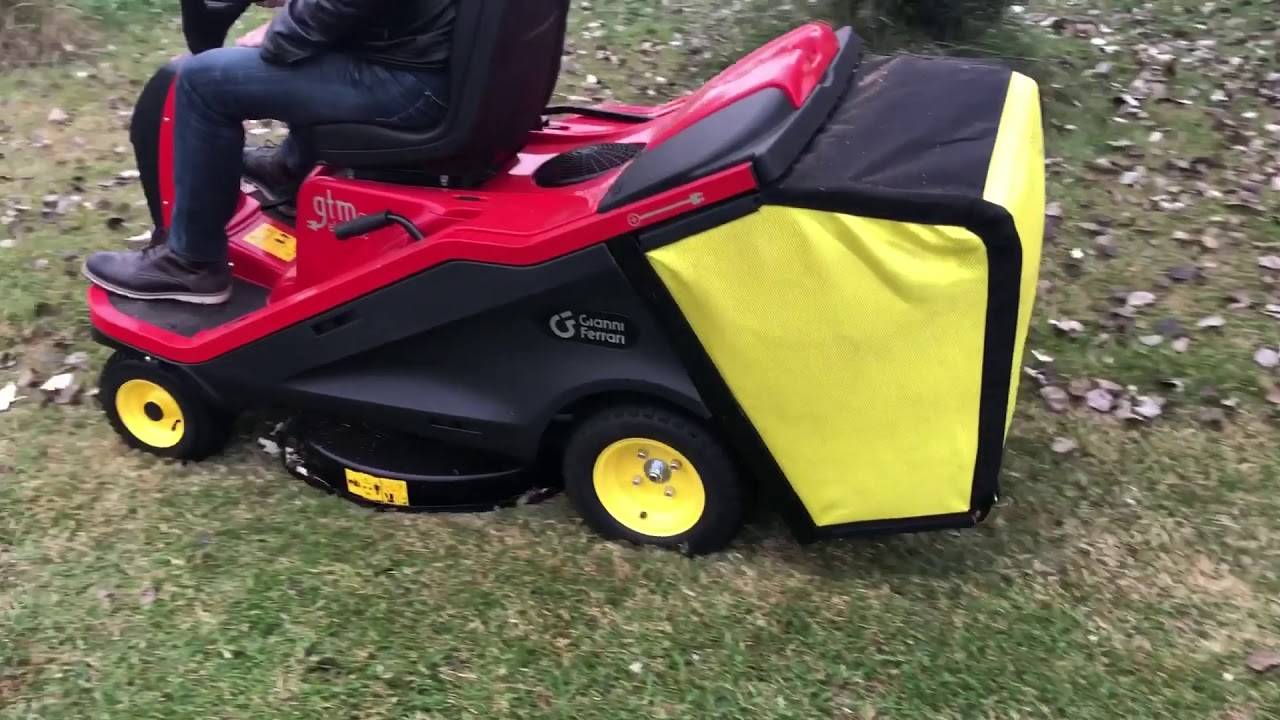 GIANNI FERRARI GTM ELECTRIC - TRATTORINO TOSAERBA CON RACCOLTA ...