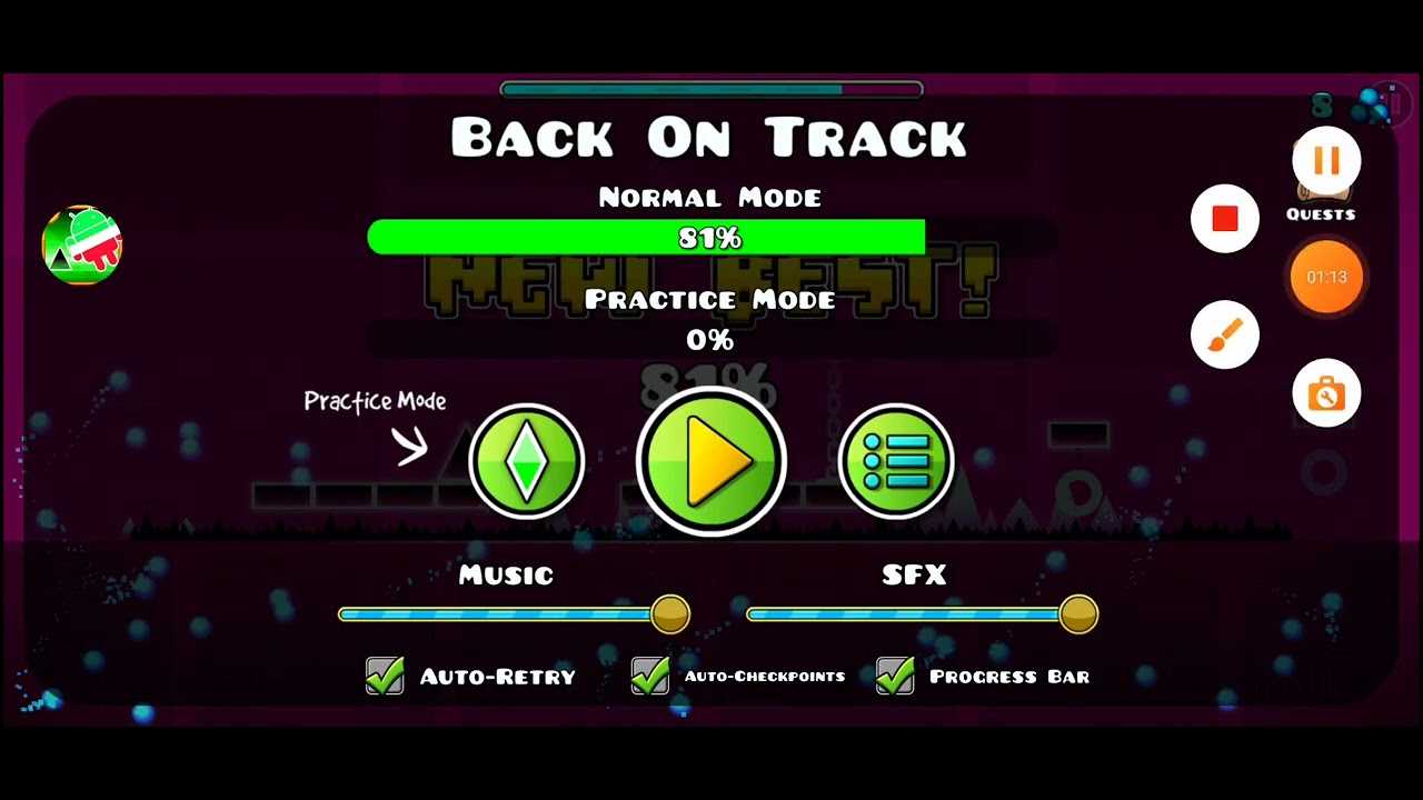 Geometry Dash levl ok - YouTube
