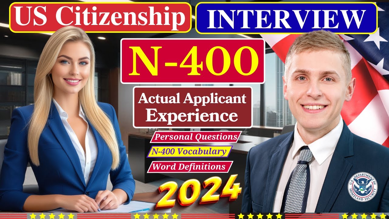 Real Interview of US Citizenship 2024 & Oath Ceremony - N400 ...