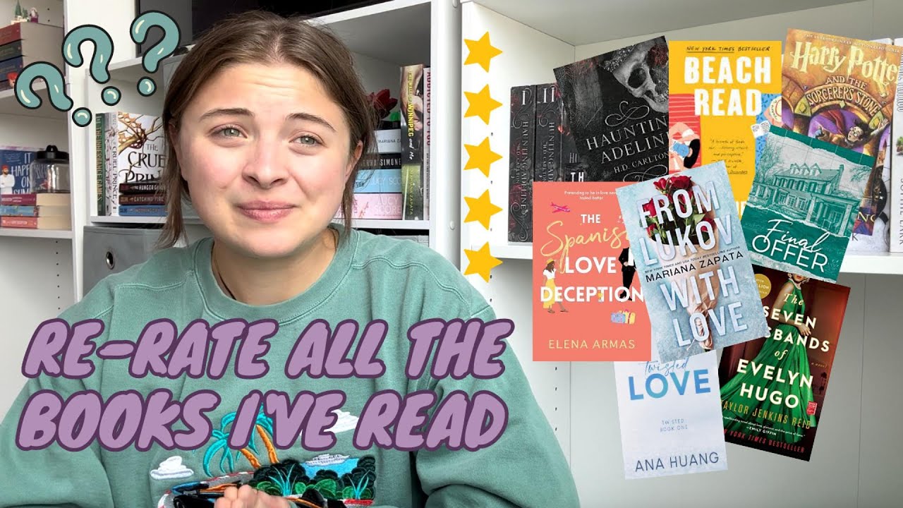 re-rate my books with me│spoiler free│book haul and recommendations ...
