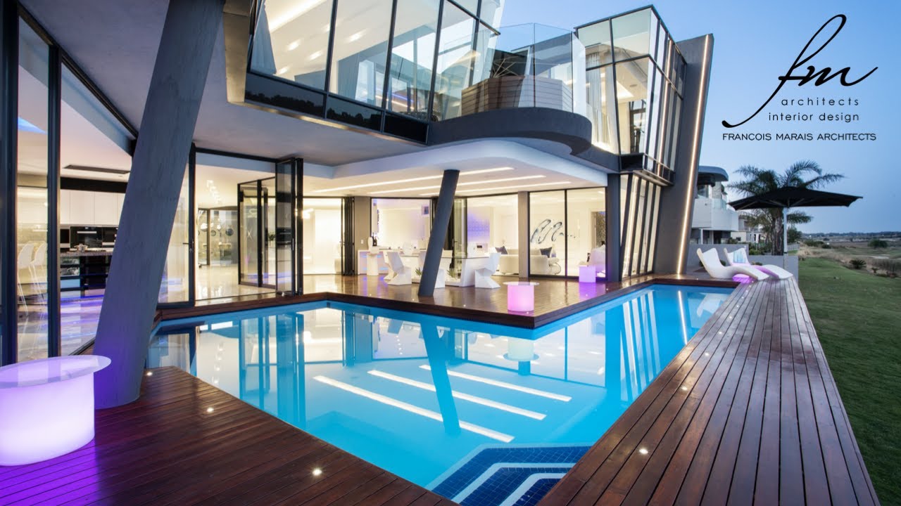 Francois Marais Architects design magnificent House Lourens - YouTube