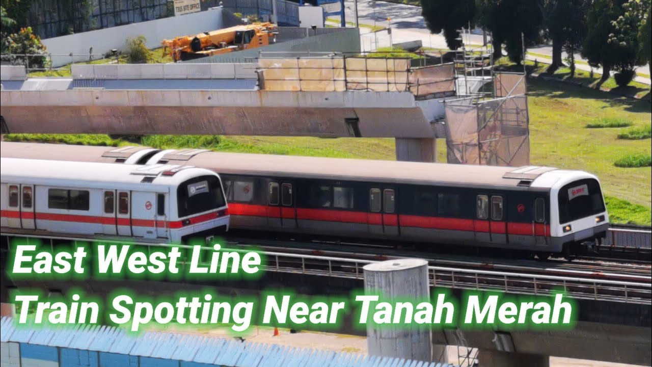 SMRT EWL Train Spotting Near Tanah Merah - YouTube