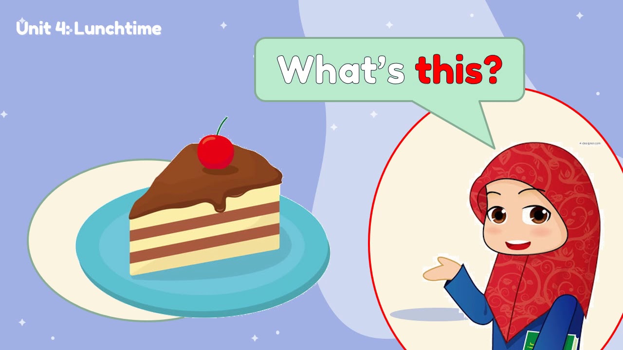 UNIT 4: LUNCHTIME VOCABULARY PART 1 - YouTube