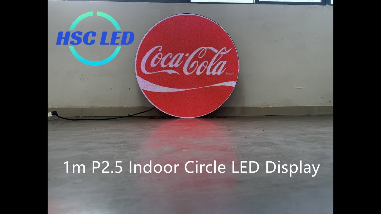 Mooncell LEDMagic Tutorial: 1m P2.5 Indoor Circle LED Display - YouTube