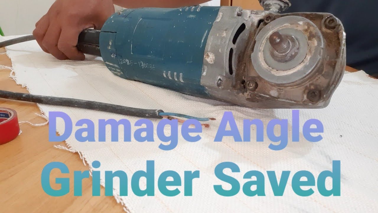 DAMAGE ANGLE GRINDER SAVED - Vlog 2 - YouTube