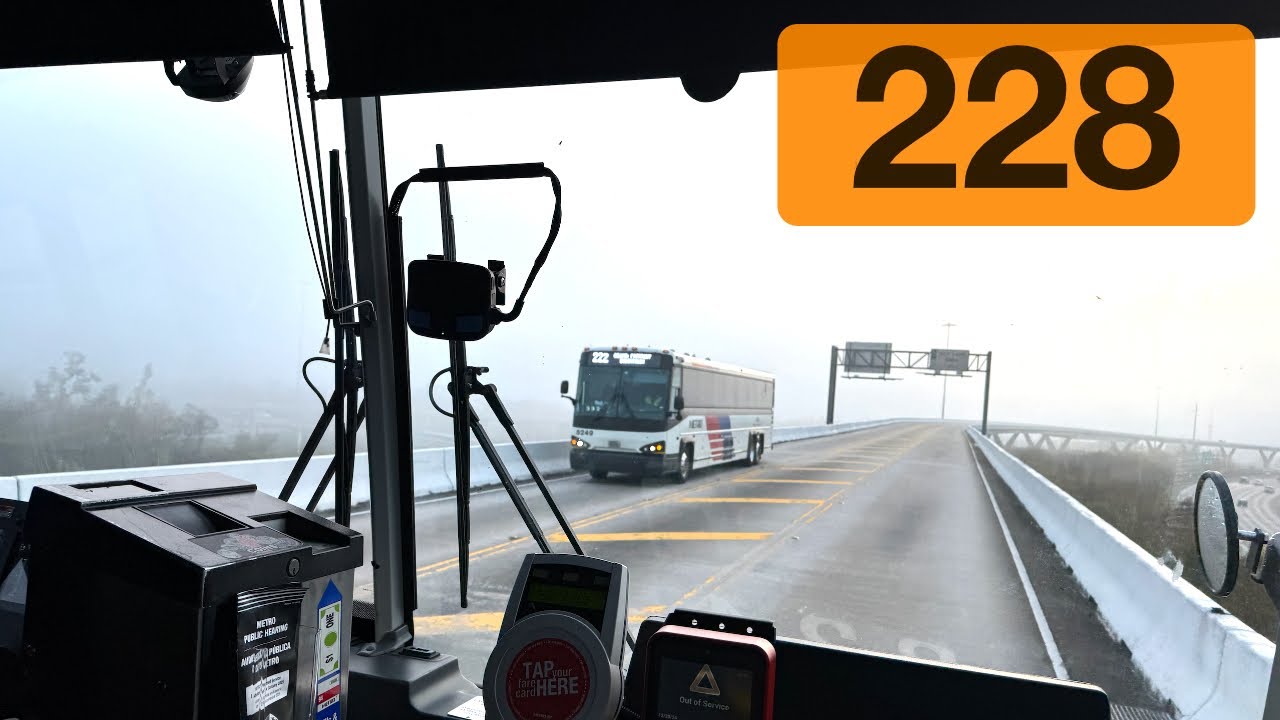 Houston METRO Bus 228, Addicks Park & Ride to Downtown Houston Texas ...