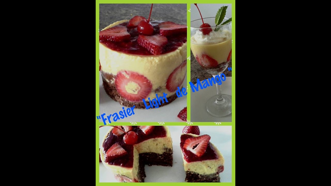 ''MINI FRASIER LIGHT SIN AZUCAR''( postre sin horno y delicioso facil ...