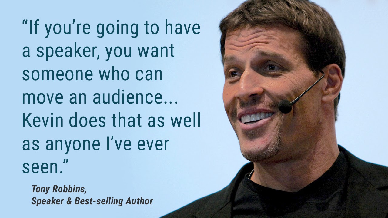 Kevin Saunders "will move and inspire" any audience - YouTube