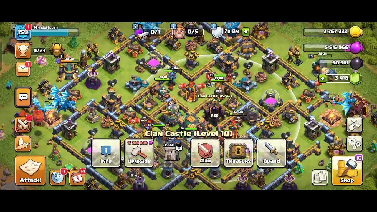 coc max level of donation - YouTube