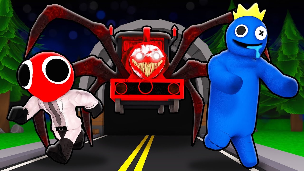 Rainbow Friends But In Choo Choo Charles Youtube