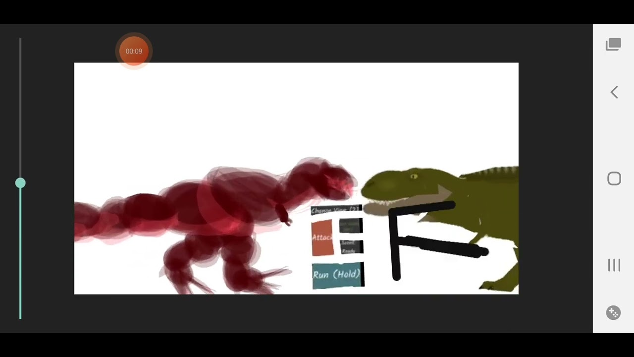 T-REX dinossauro world mobile dc2 test - YouTube