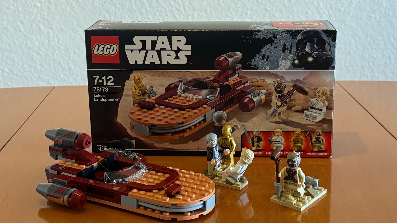 Lego Star Wars 75173 Luke‘s Landspeeder | Speedbuild - YouTube