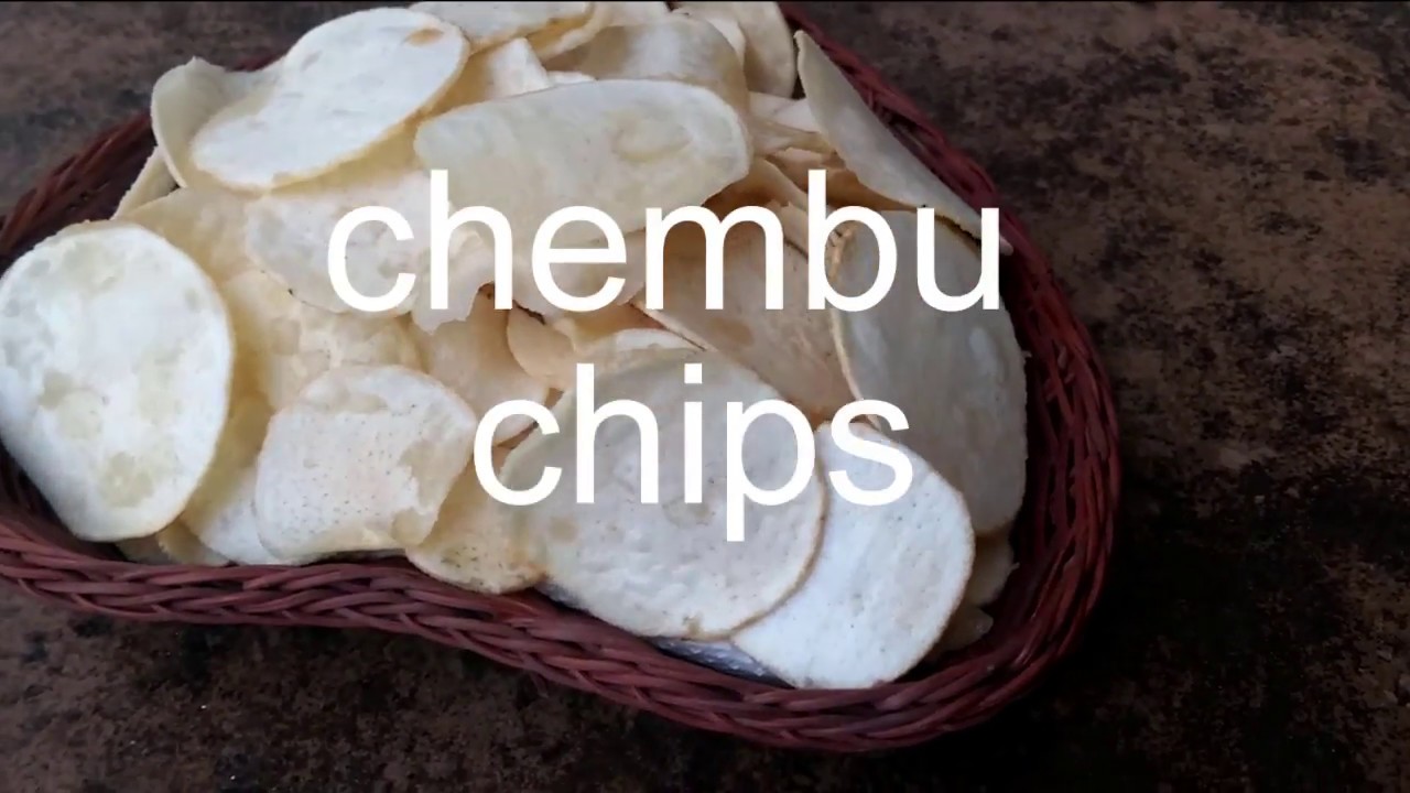 ചേമ്പ് കൊണ്ടൊരു അടിപൊളി ചിപ്സ് | Chembu Chips | (Recipe#62) - YouTube