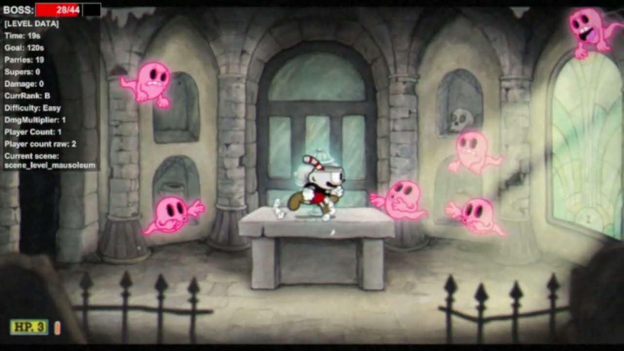 Cuphead Ayy Lmao Mod Mausoleum 1 BUFF (No P. Sugar) - YouTube