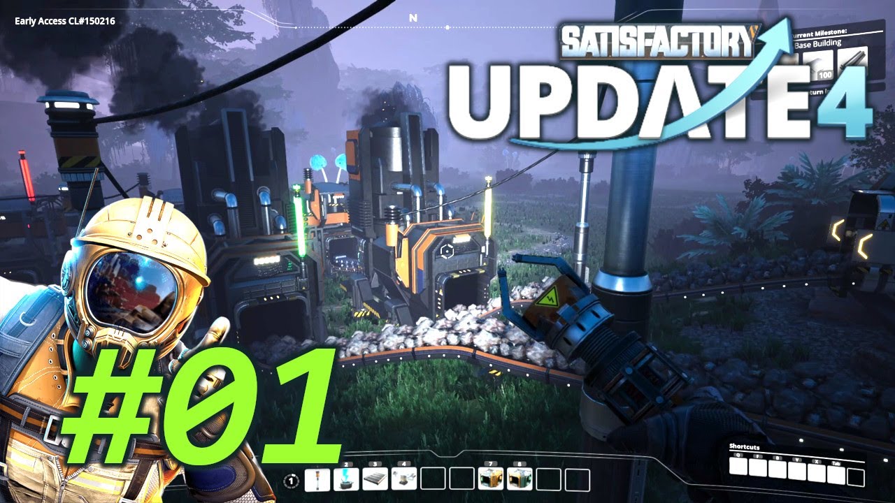Northern Forest Starting Location - Let's Play Satisfactory Update 4 ...