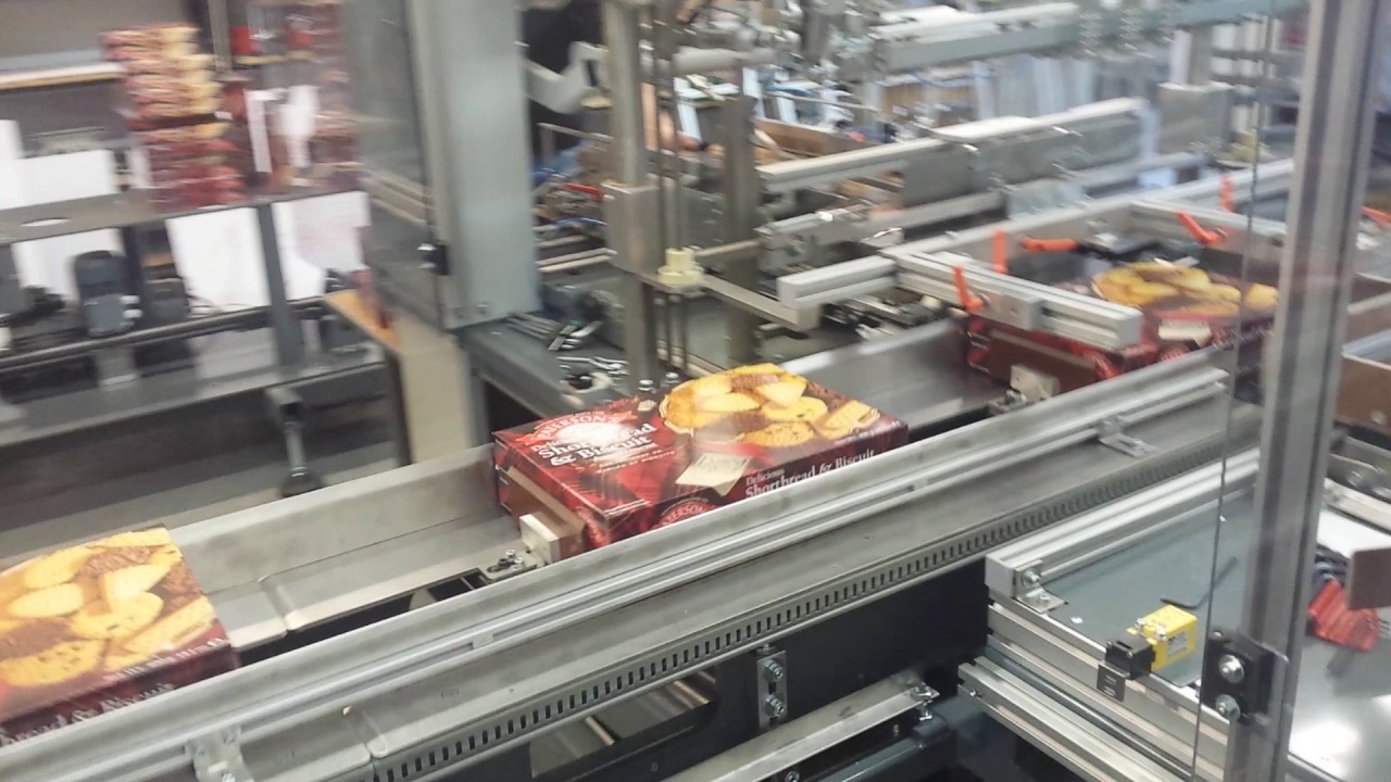 AM-5/100CS buiscuits bundles overwrapping / foliowanie pakietów ciastek ...