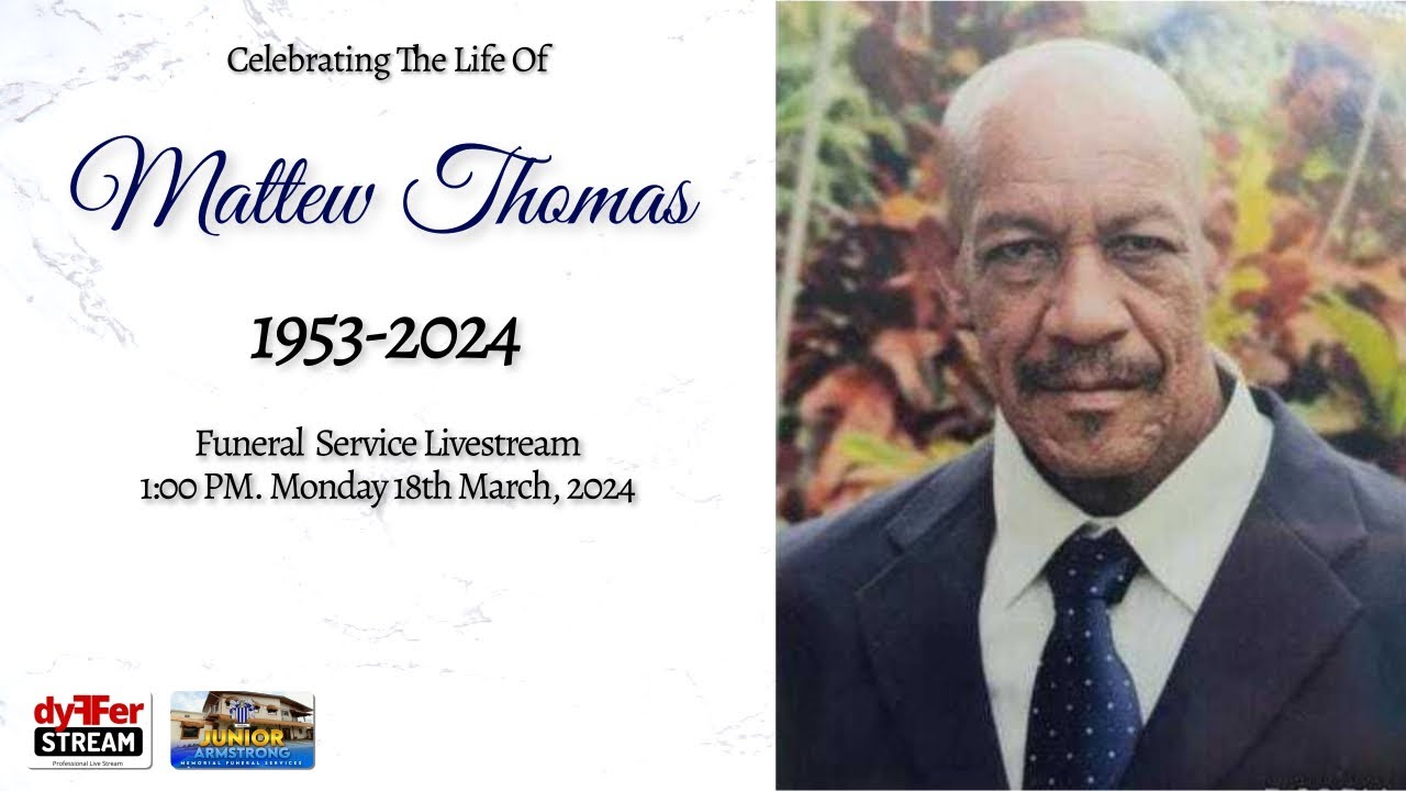Mattew Thomas Funeral Service Livestream - YouTube