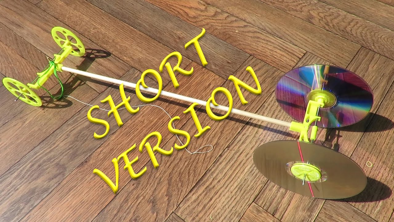 3D printed rubber band car SHORT VERSION - YouTube