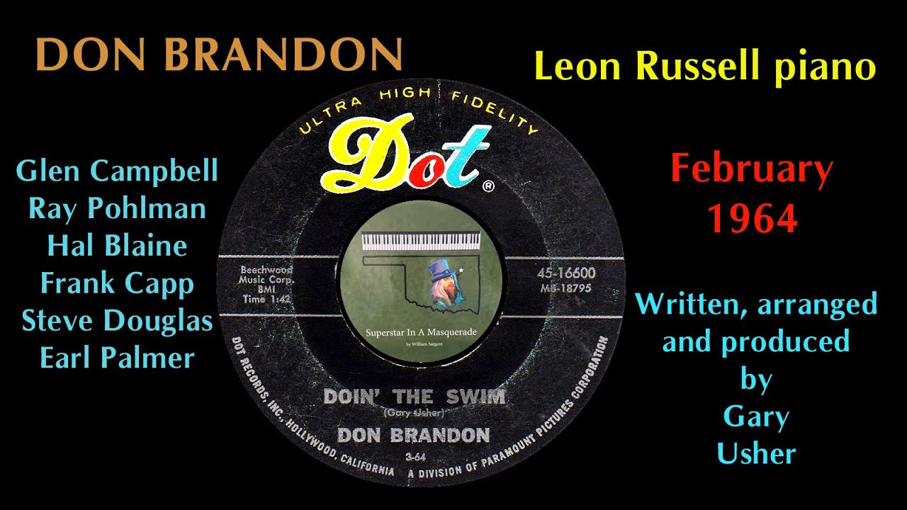 Don Brandon "Doin' The Swim" 1964 Leon Russell Gary Usher Glen Campbell ...