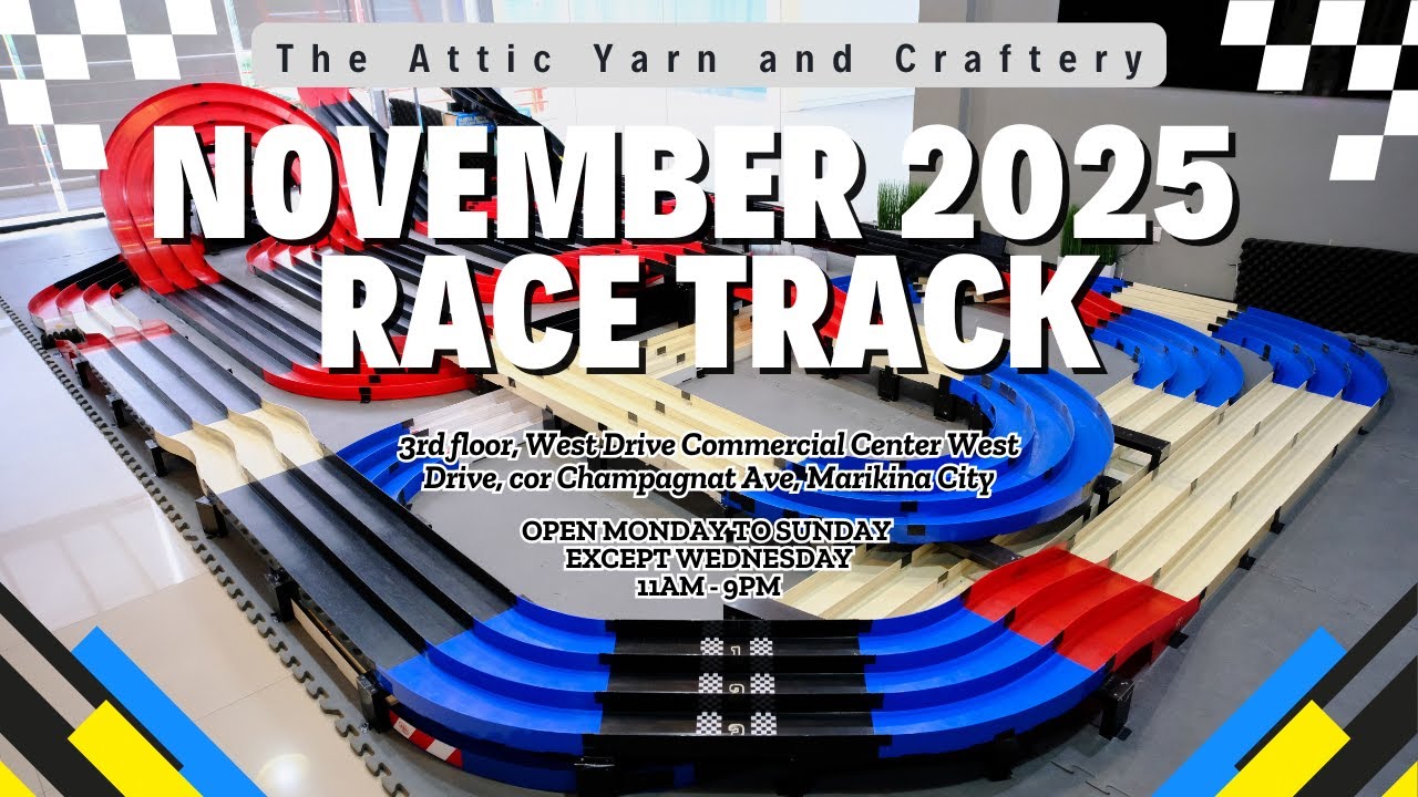 Tamiya Mini 4WD November 2025 Track Layout at The Attic Yarn & Hobby ...