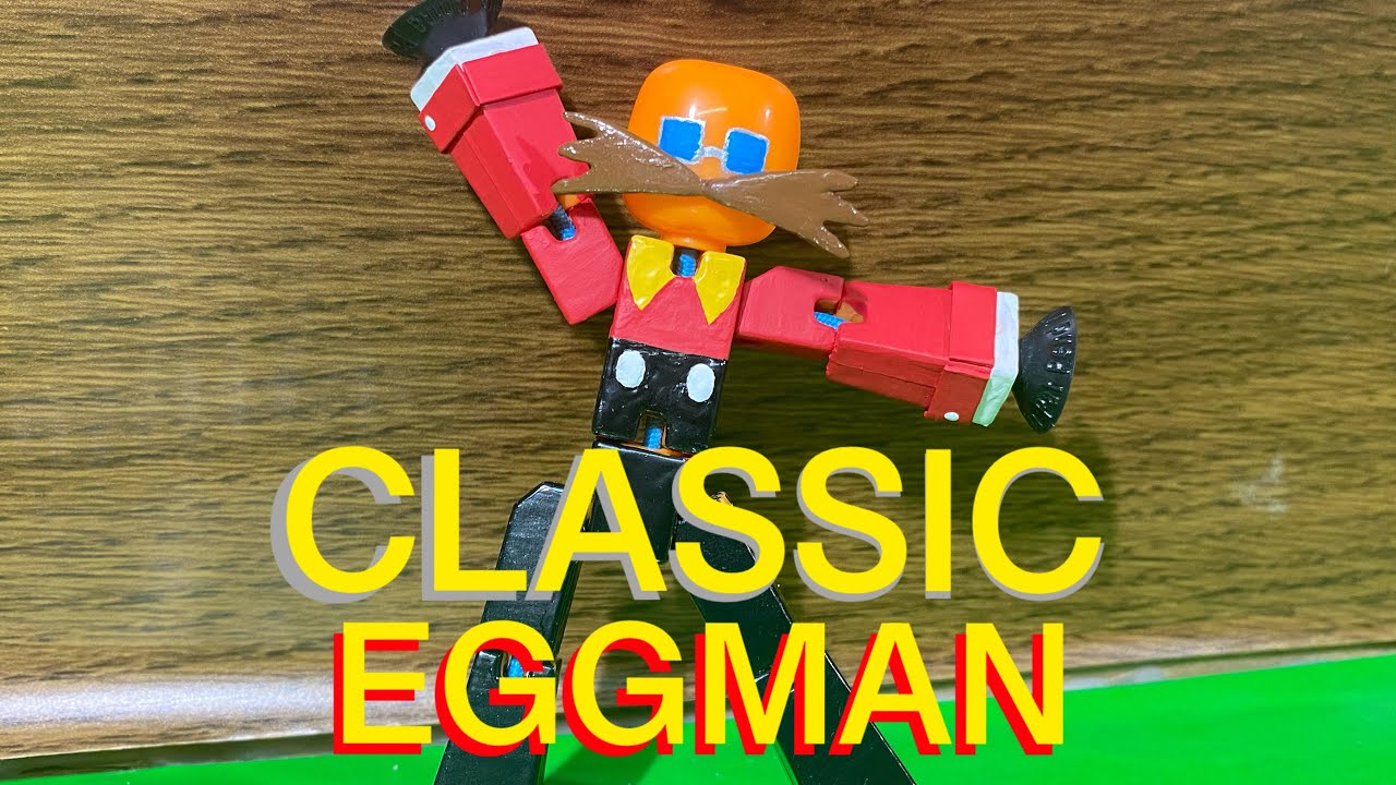 Classic Dr. Eggman from Sonic Origins custom painted stikbot! | # ...