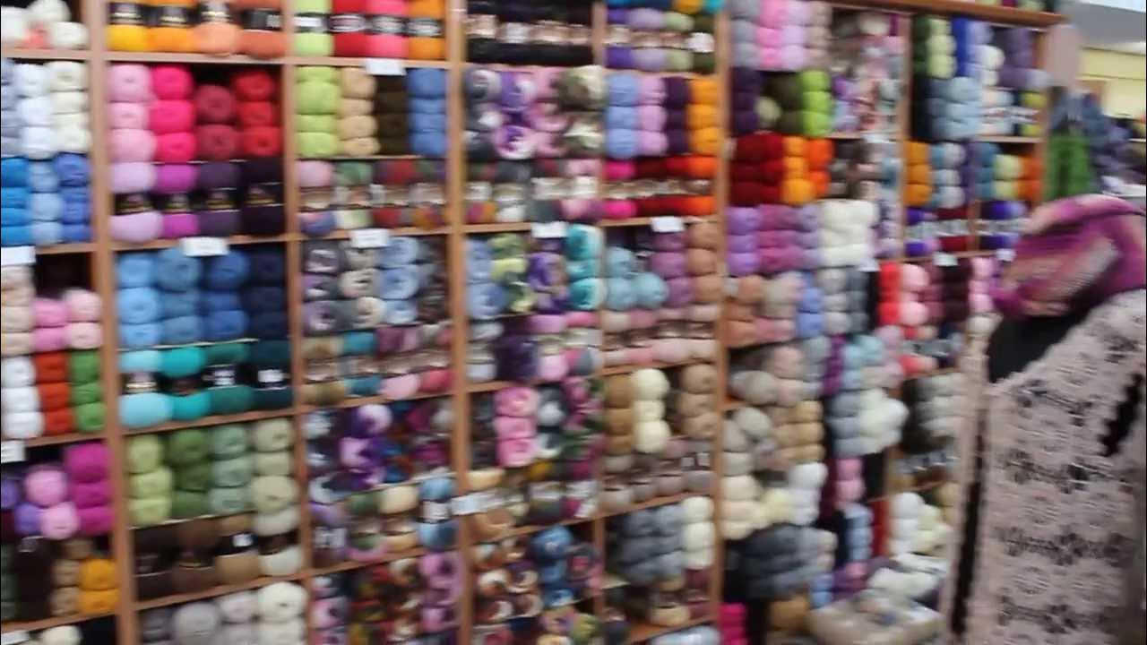 Турция - магазины пряжи и рукоделия! - YouTube