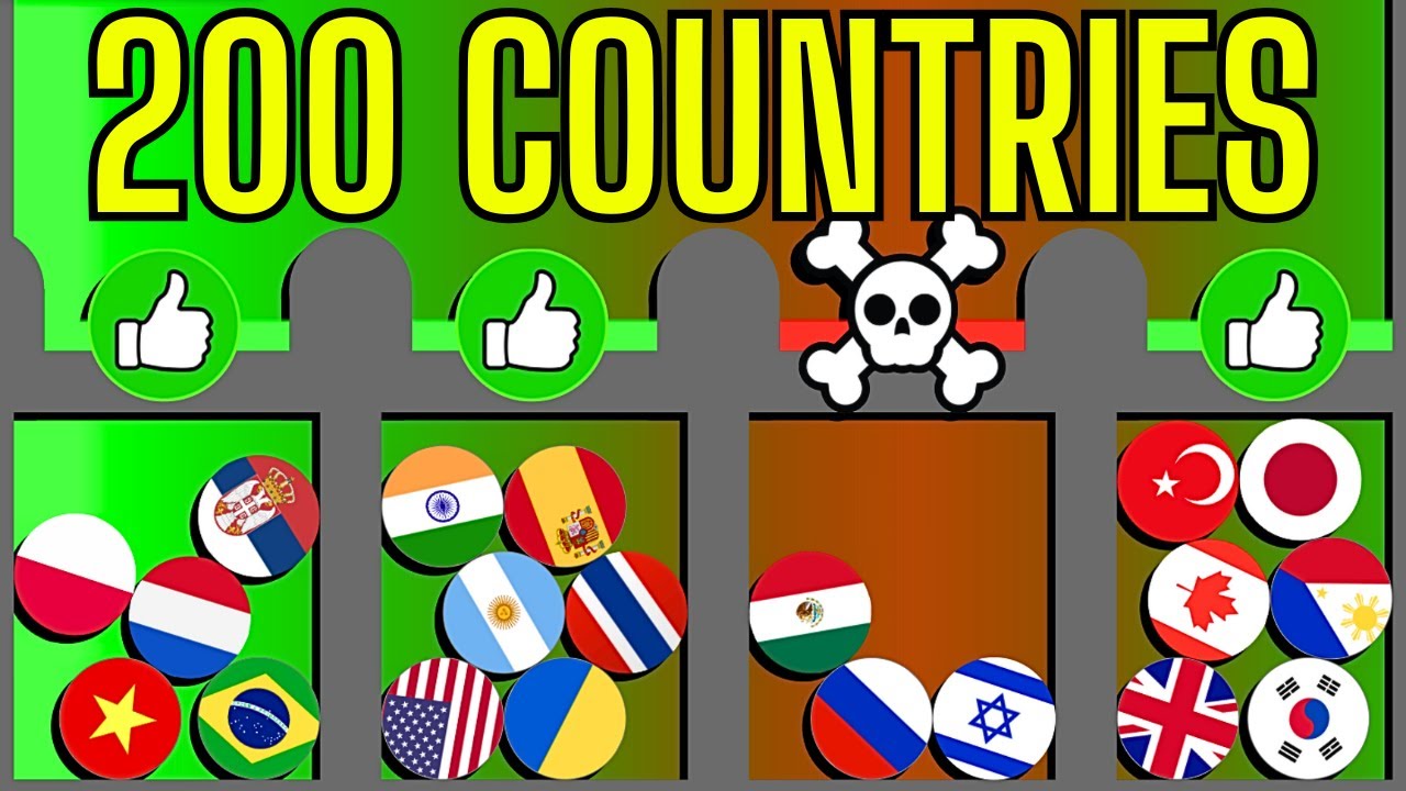 Majority Rules - 200 Country Marble Race #2 - YouTube