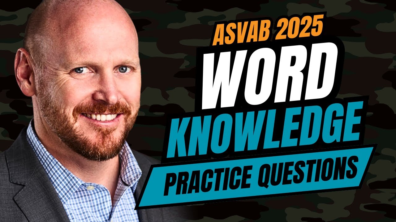 ASVAB Word Knowledge Practice Questions - YouTube