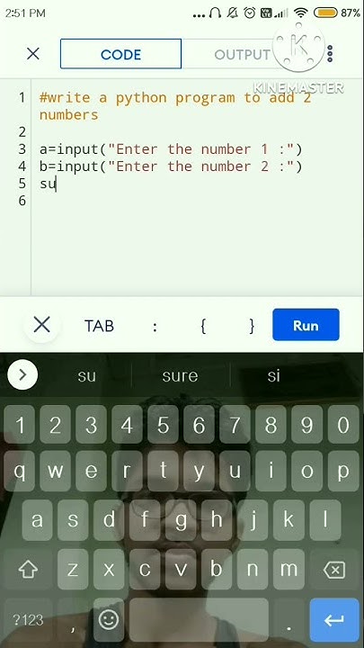 Write A Python Program To Add 2 Numbers. #shorts - Youtube