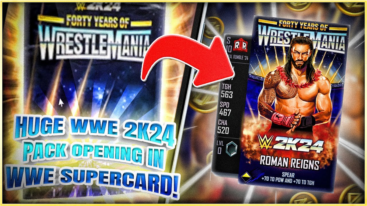 HUGE WWE 2K24 PACKS PACK OPENING IN WWE SUPERCARD! - YouTube