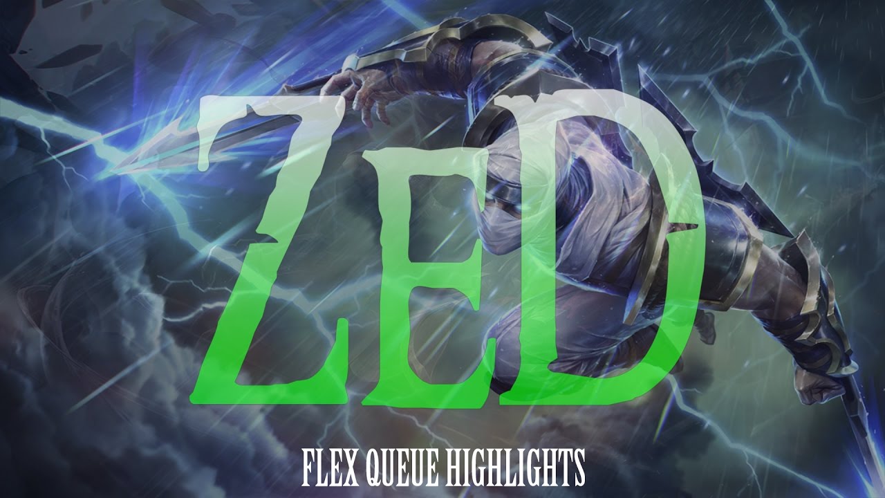 Zed -"The Master of Shadows" | Flex Queue Highlights - YouTube