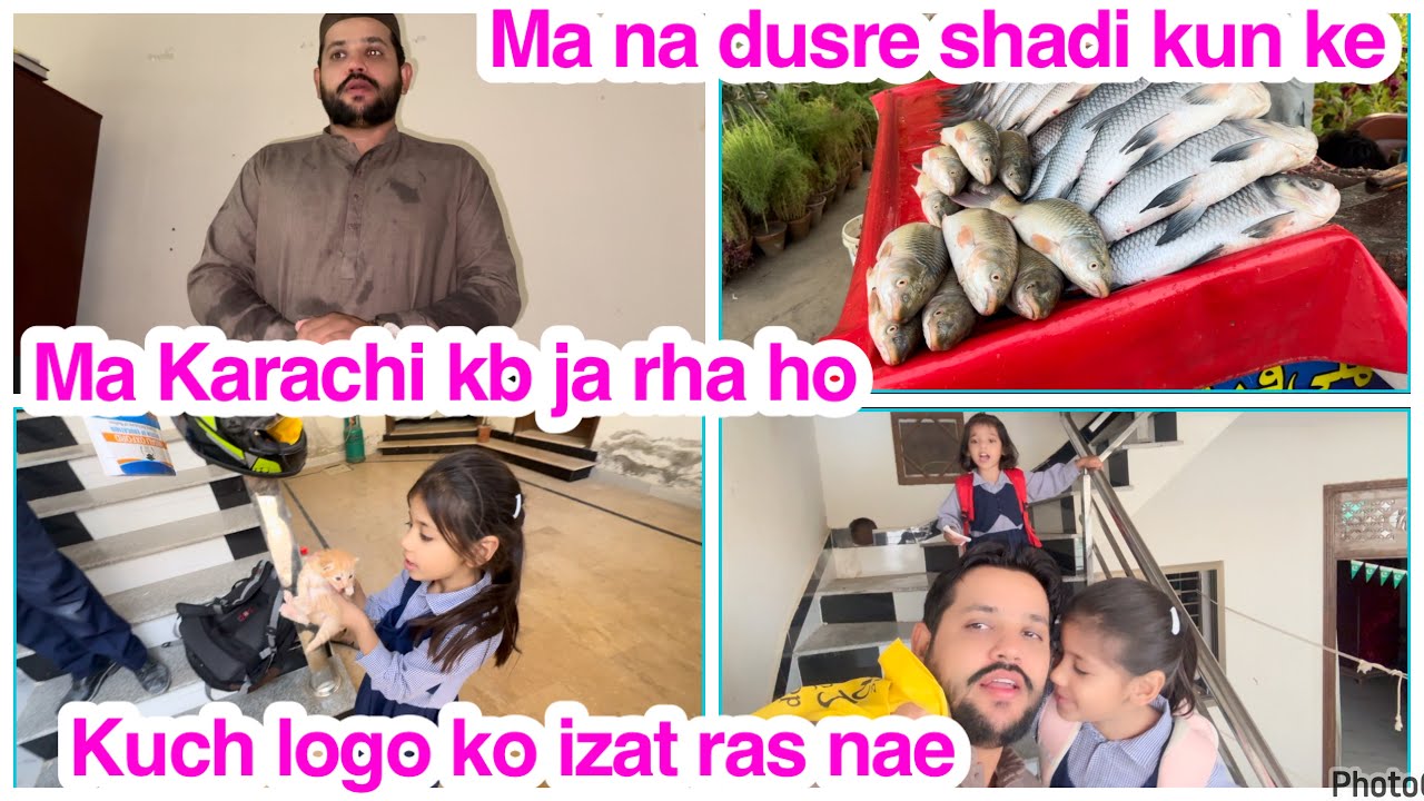 Ma Karachi kb ja rha ho,Kuch logo ko izat ras nae, Ma na dusre shadi ...