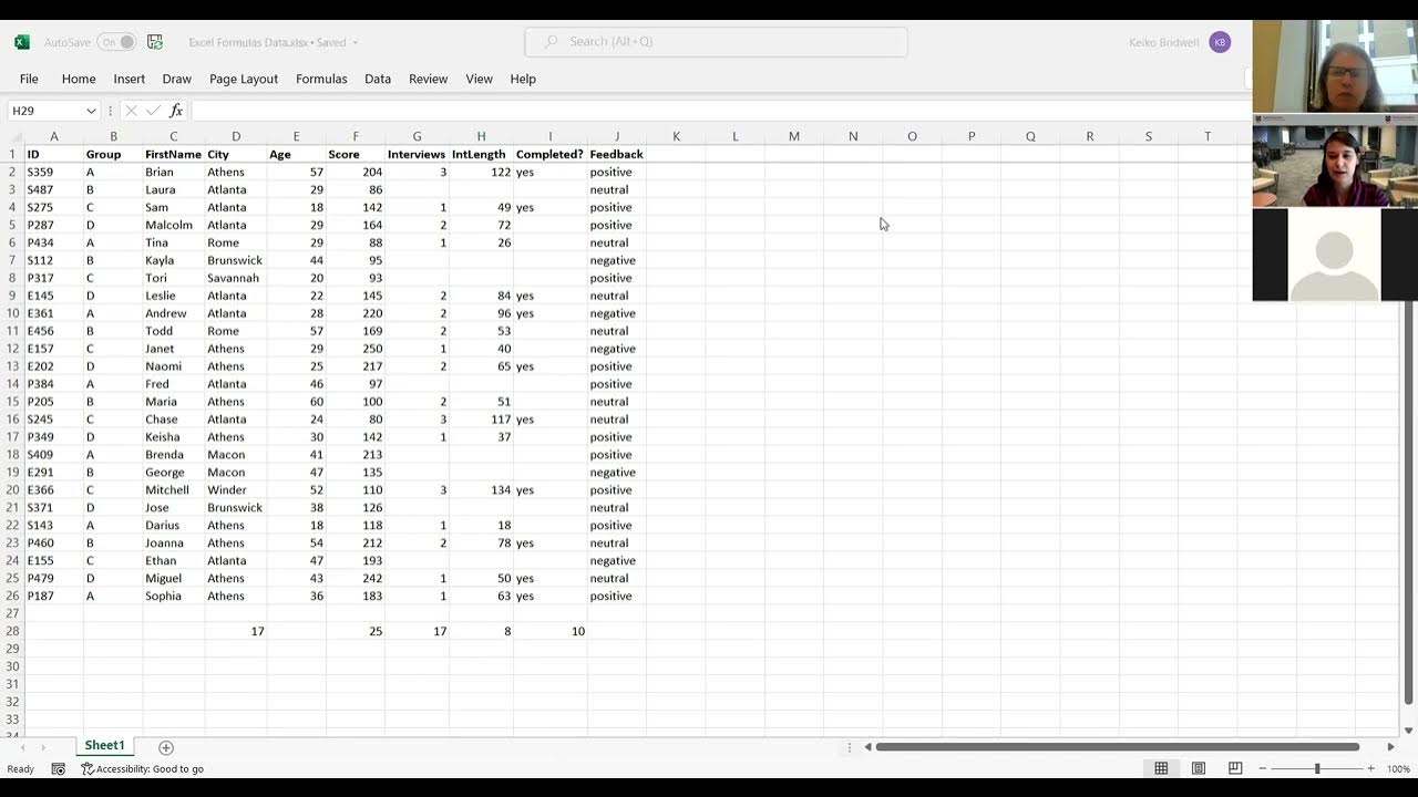 Using Formulas in Excel - YouTube