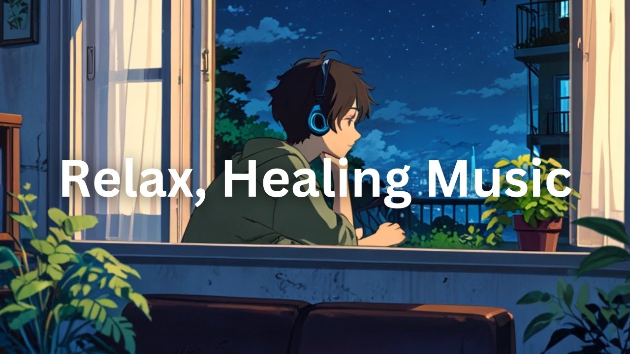 Relax Looking Out the Window in the Night | Stress Relief, Meditation ...