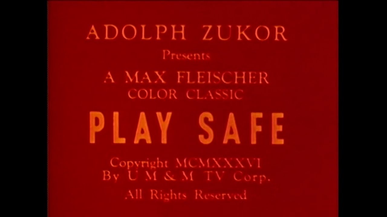 Color Classics - Play Safe (1936) - YouTube