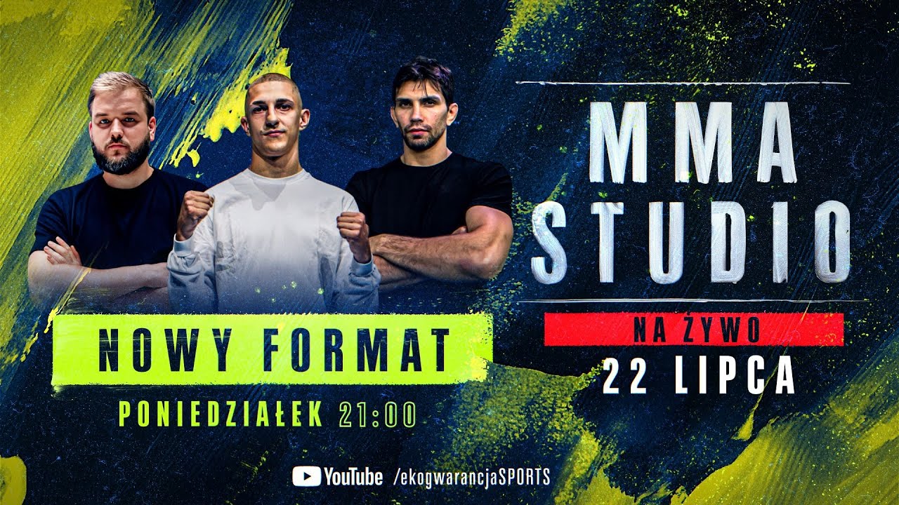 MMA STUDIO W NOWYM FORMACIE - NA ŻYWO DZIŚ O 21:00! - YouTube
