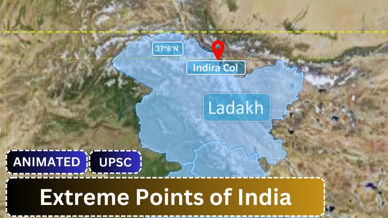 UPSC - Extreme points of India - YouTube