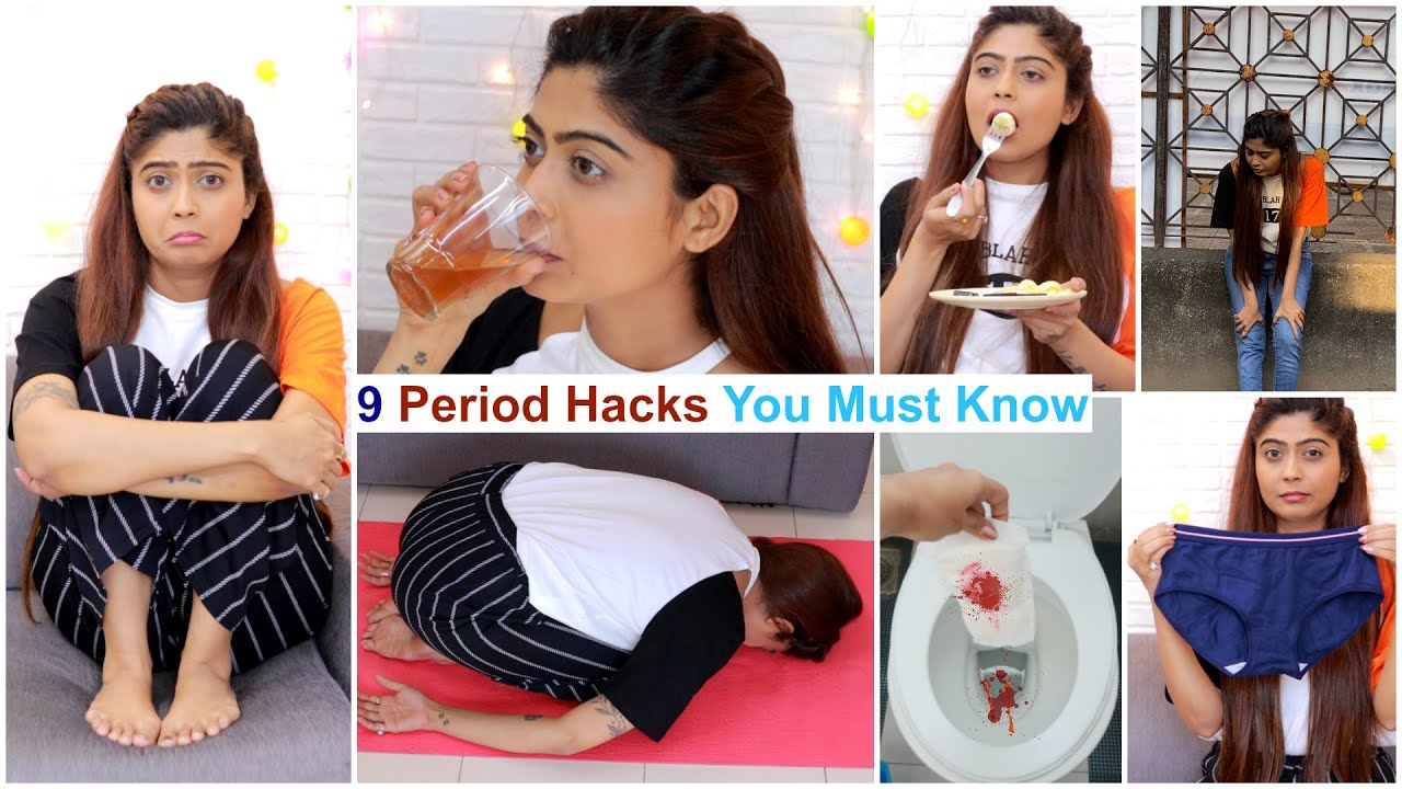 9 Life Saving PERIOD HACKS Every Girl Must Know | Rinkal Soni - YouTube